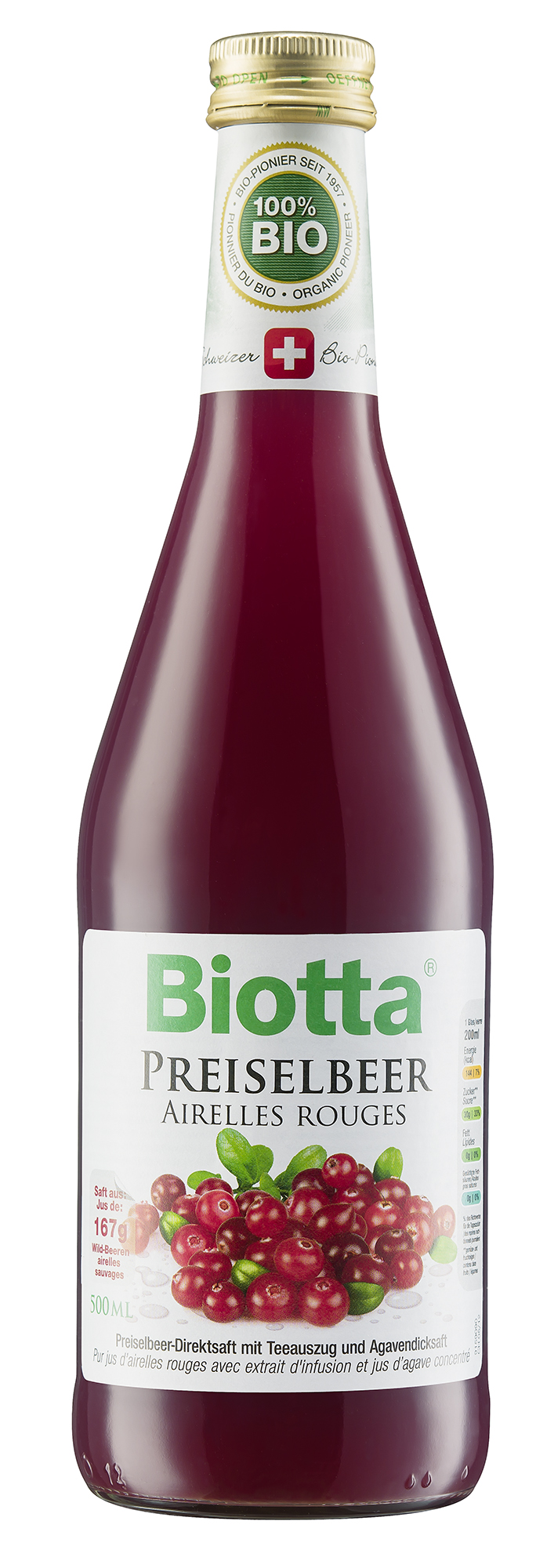 Biotta Preiselbeer plus Saft Bio online kaufen bei Apothekenbote.at ...